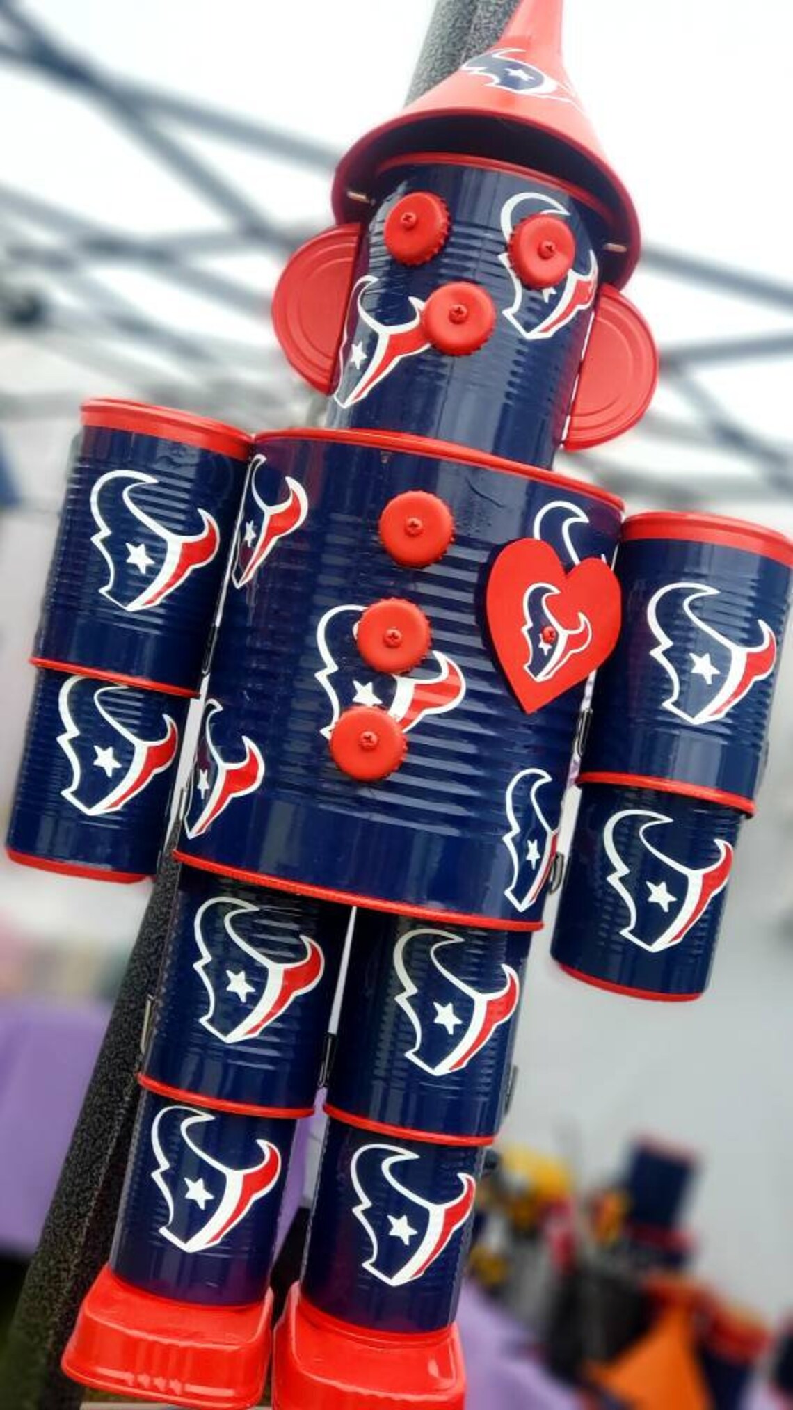 NFL Tin Man, Dallas Cowboys, Texans, Ect... - Etsy