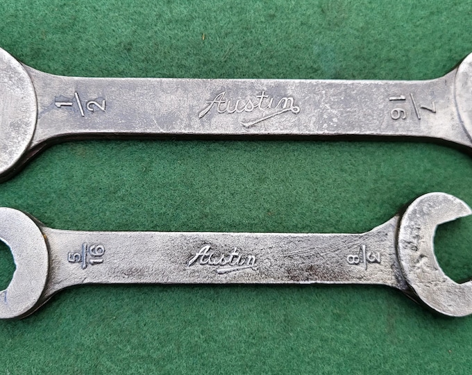 WWII BSF and BSW Spanner - 1943 Air Ministry Spanner 3/8 and 7/16 and 7 ...