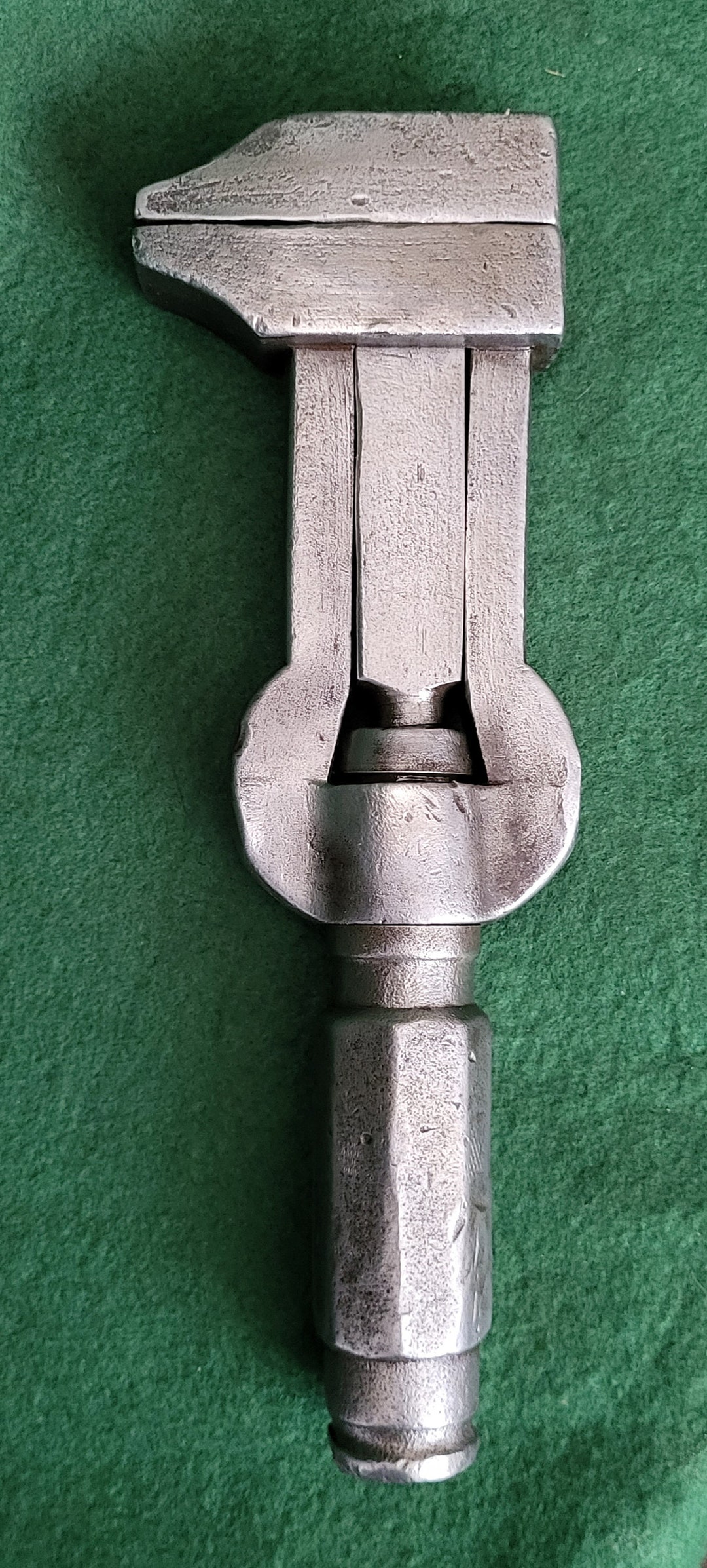 Antique Double Bar Adjustable Spanner. Large Heavy Antique Double Bar ...