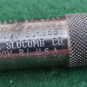 Vintage Slocomb 1 Inch Micrometer. Vintage J.T. Slocomb No 25 ...