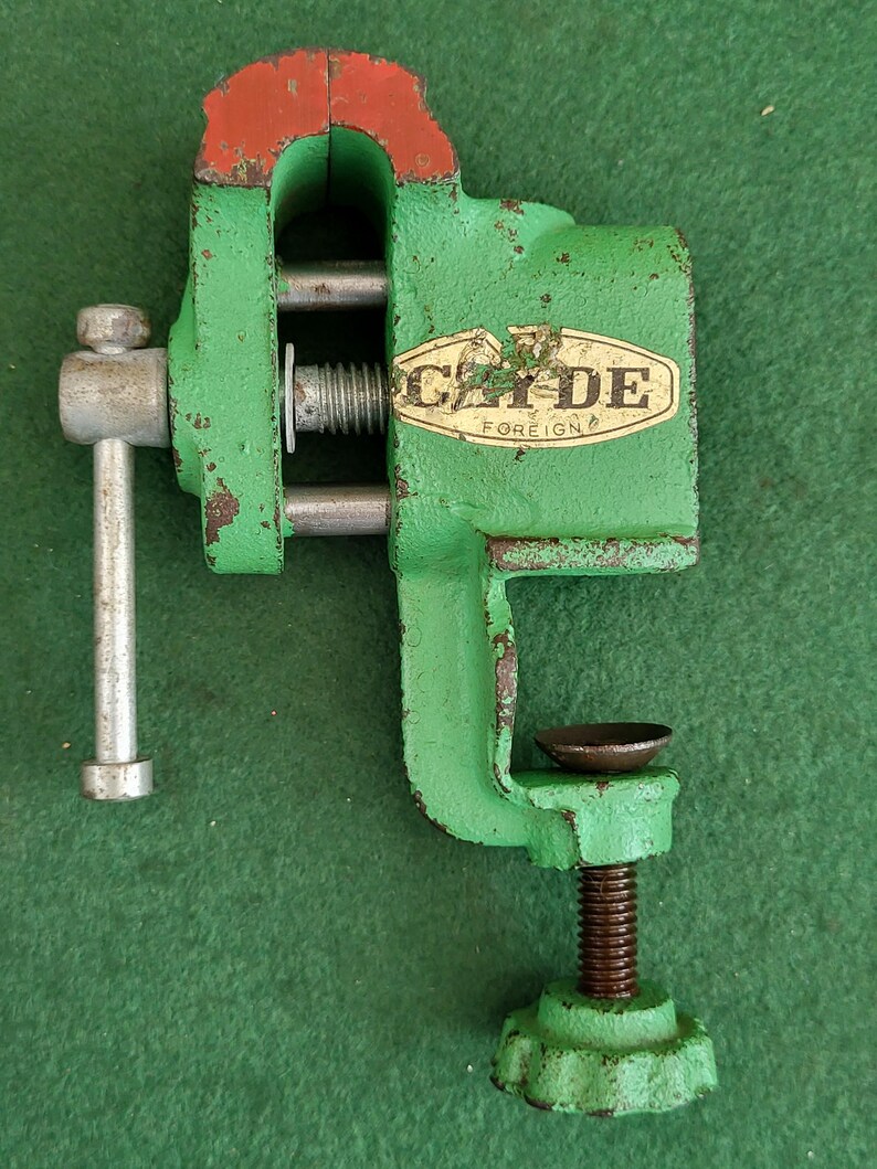 Vintage Unusual Hobby Bench Vice. Small Strong Bench Vice, Jewellery ...