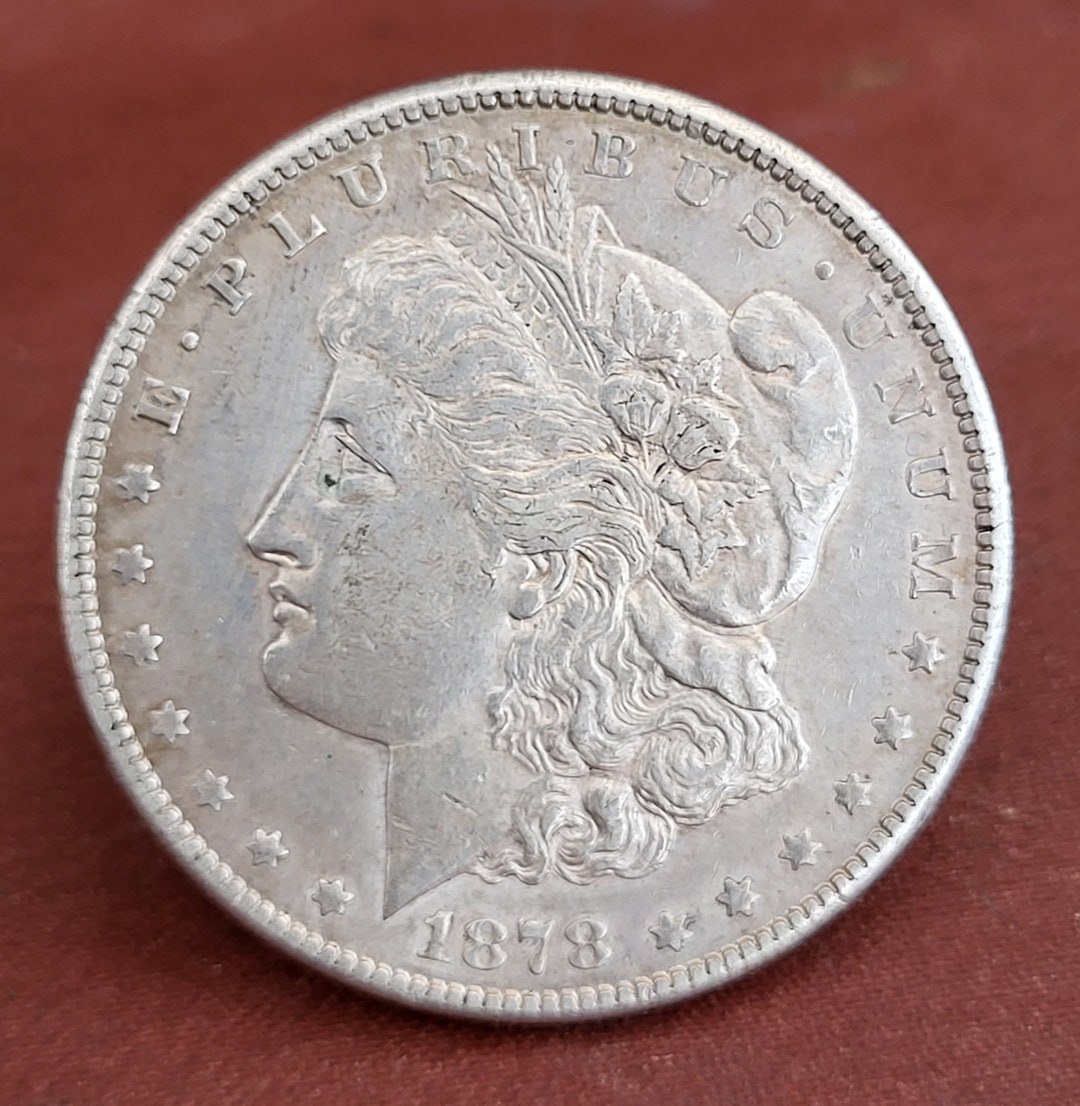 Antique American 1878 S Silver Dollar. 1878 S Morgan Silver Dollar ...