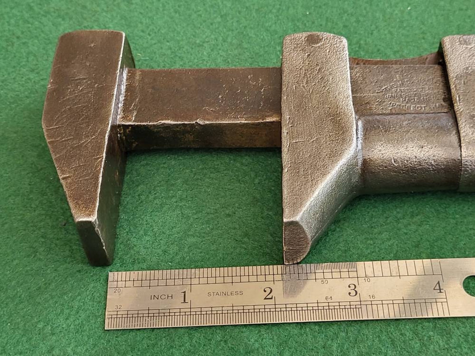 Antique H.D. Smith & Co "perfect Monkey Wrench" With 1900/1901 Patent ...