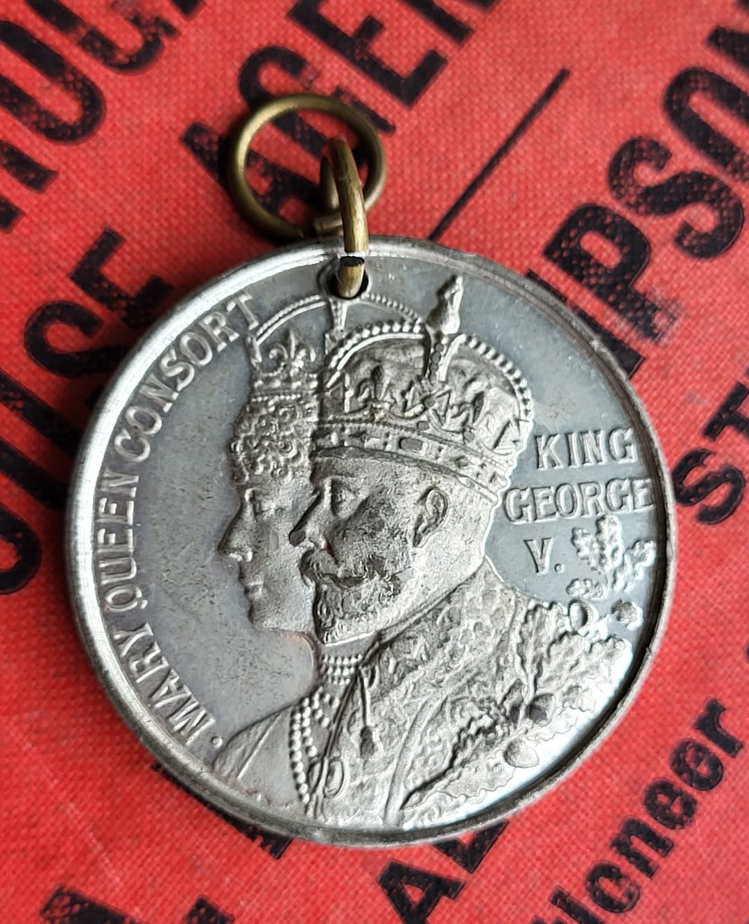 Antique Medal. George V and Mary Queen Consort Coronation Medal - 22nd ...