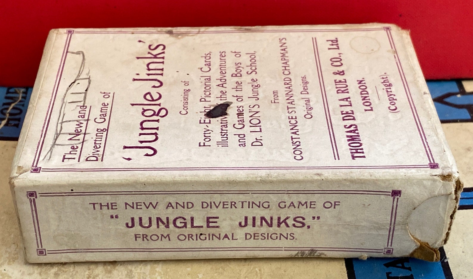 Rare Antique Jungle Jinks Card Game by Thomas De La Rue & Co - Etsy