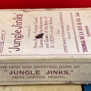 Rare Antique Jungle Jinks Card Game by Thomas De La Rue & Co Ltd. Rare ...