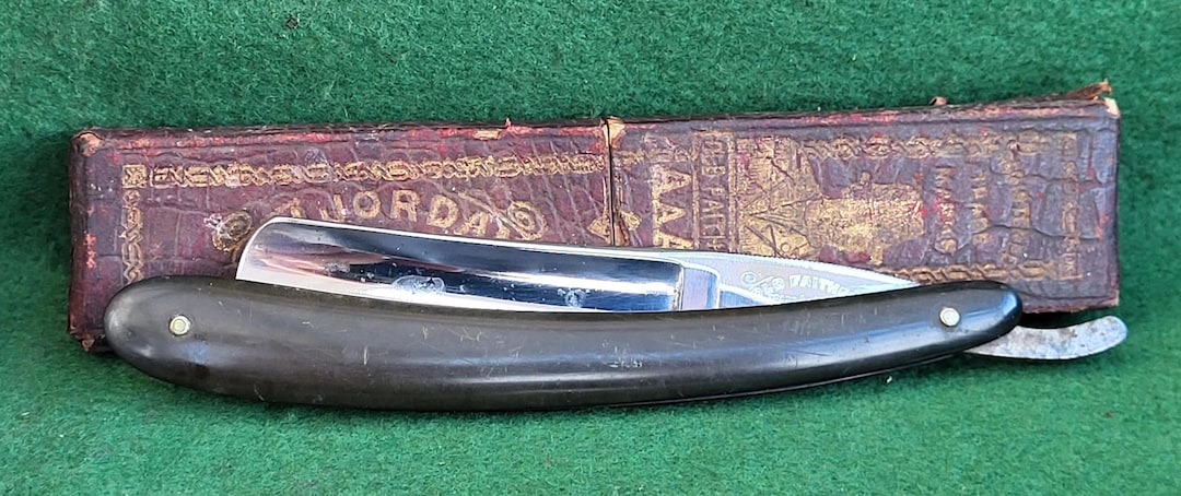 Antique Straight Razor - Antique "old Faithful" Straight Razor in ...