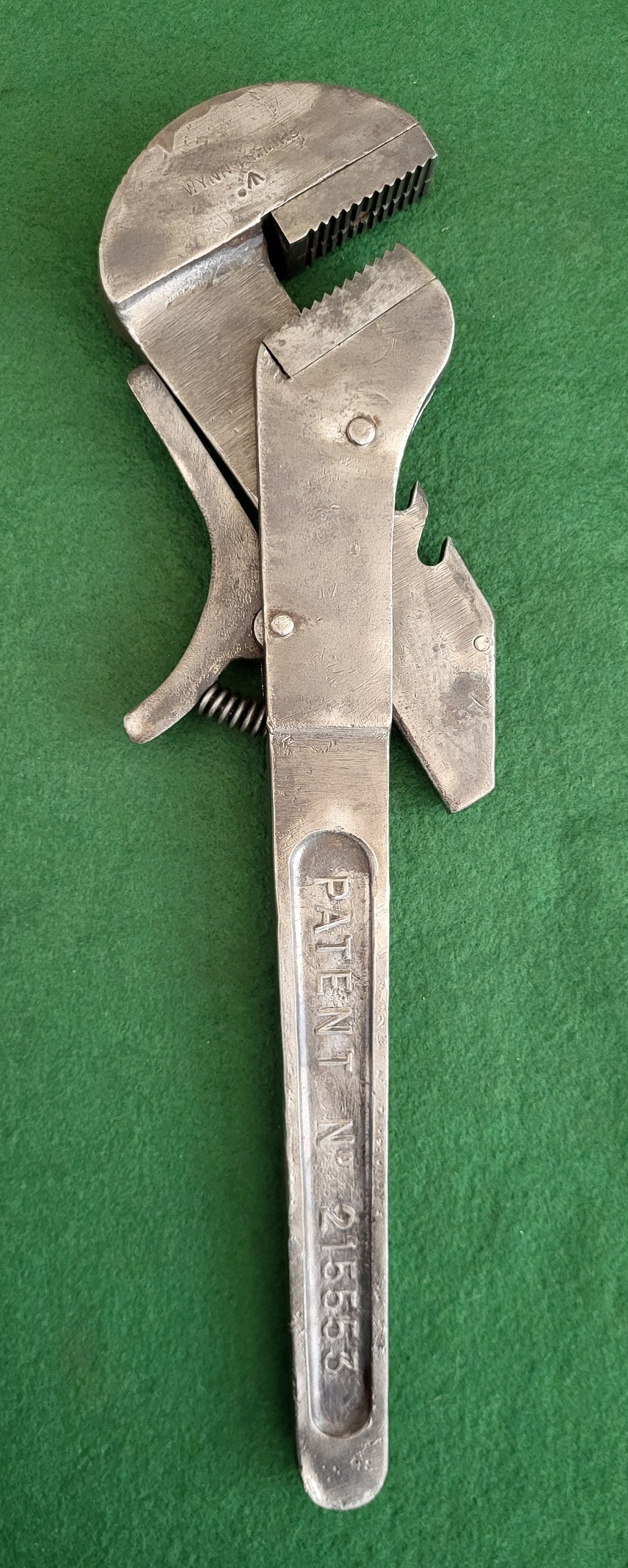 Antique Ex Military Adjustable Wrench - the Thurley Grip-all No.2 ...