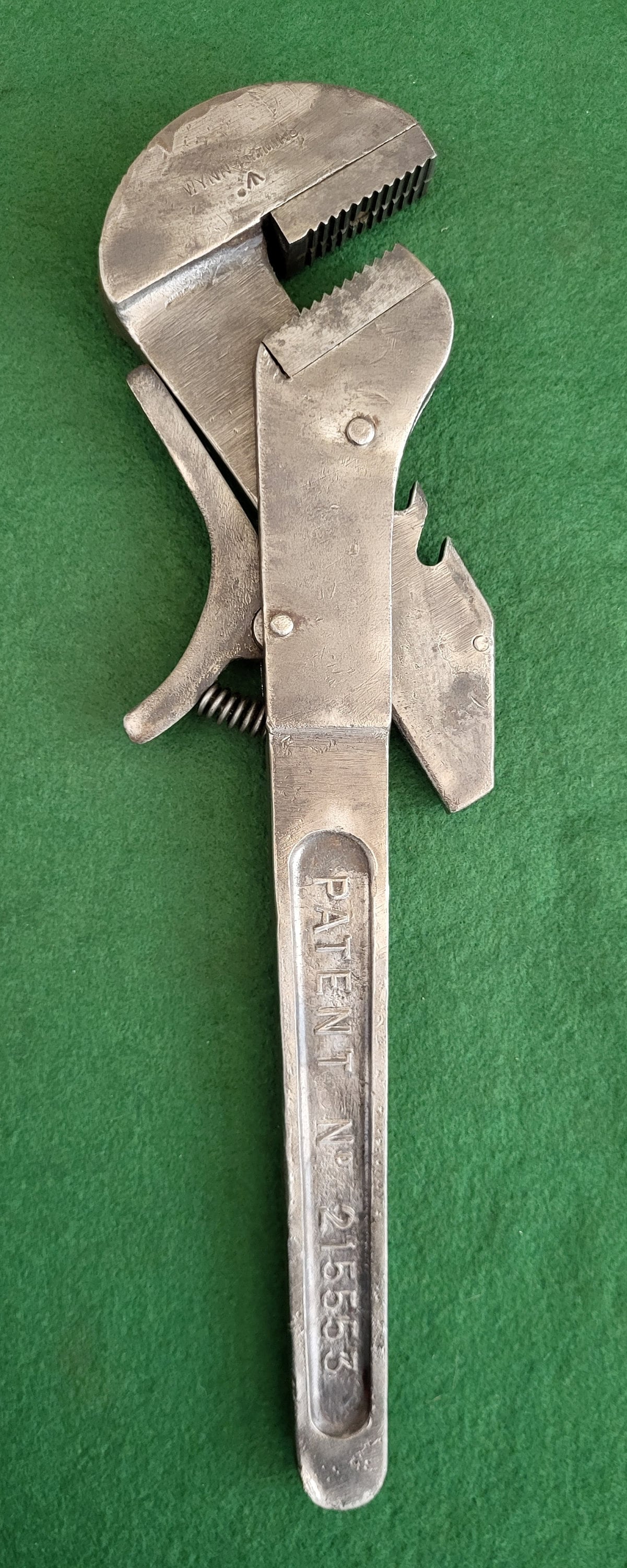 Antique Ex Military Adjustable Wrench - the Thurley Grip-all No.2 ...