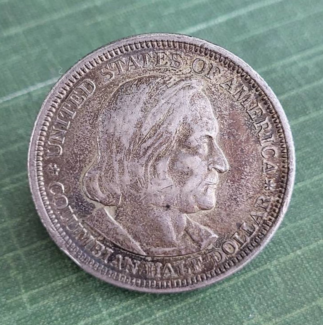 1893 USA Columbian Exposition Half Dollar. 1893 USA Half Dollar. Worlds ...