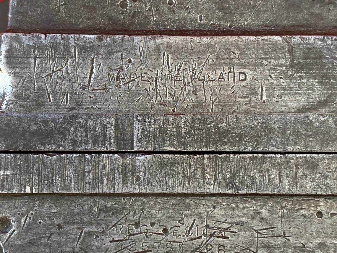 Vintage Record No 243 Machine Vice Registered Design 725781. Old ...