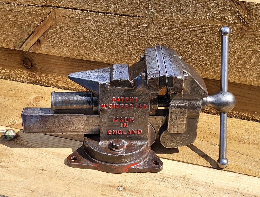 Vintage Record No. 75 Vice. Vintage Record No. 75 All Steel Swivel Vice ...