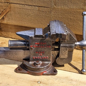 Vintage Record No. 75 Vice. Vintage Record No. 75 All Steel Swivel Vice ...