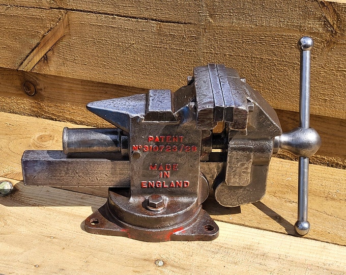 Vintage Record No. 75 Vice. Vintage Record No. 75 All Steel Swivel Vice ...