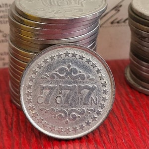 Vintage Circus Tokens and Gaming Machine Tokens. 40 Assorted Circus ...