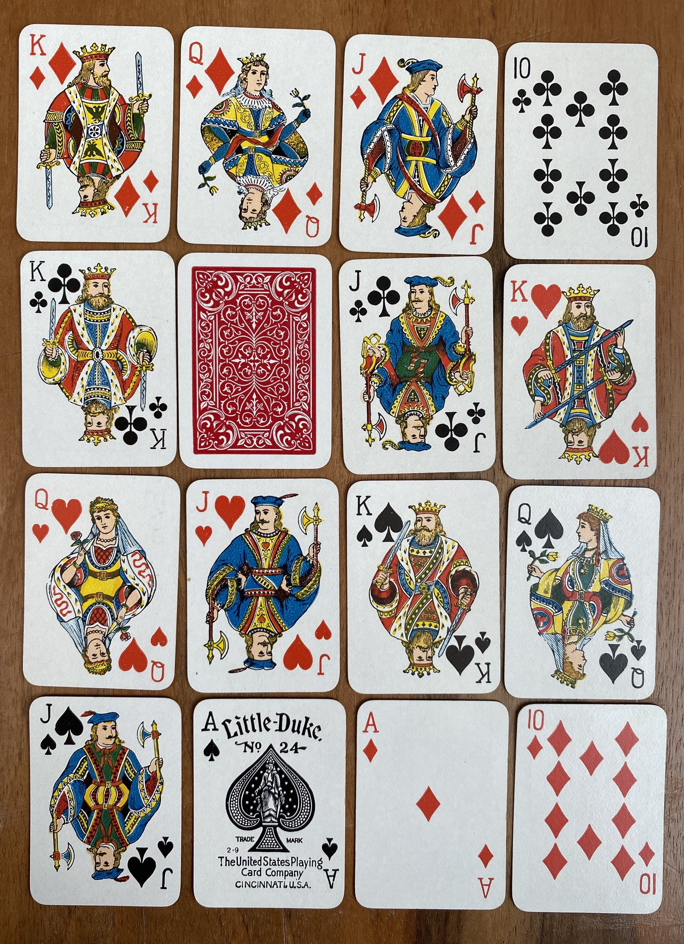 Rare Antique Little Duke Poker Patience With Four Decks of - Etsy UK