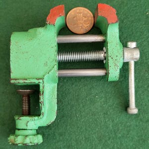 Vintage Unusual Hobby Bench Vice. Small Strong Bench Vice, Jewellery ...