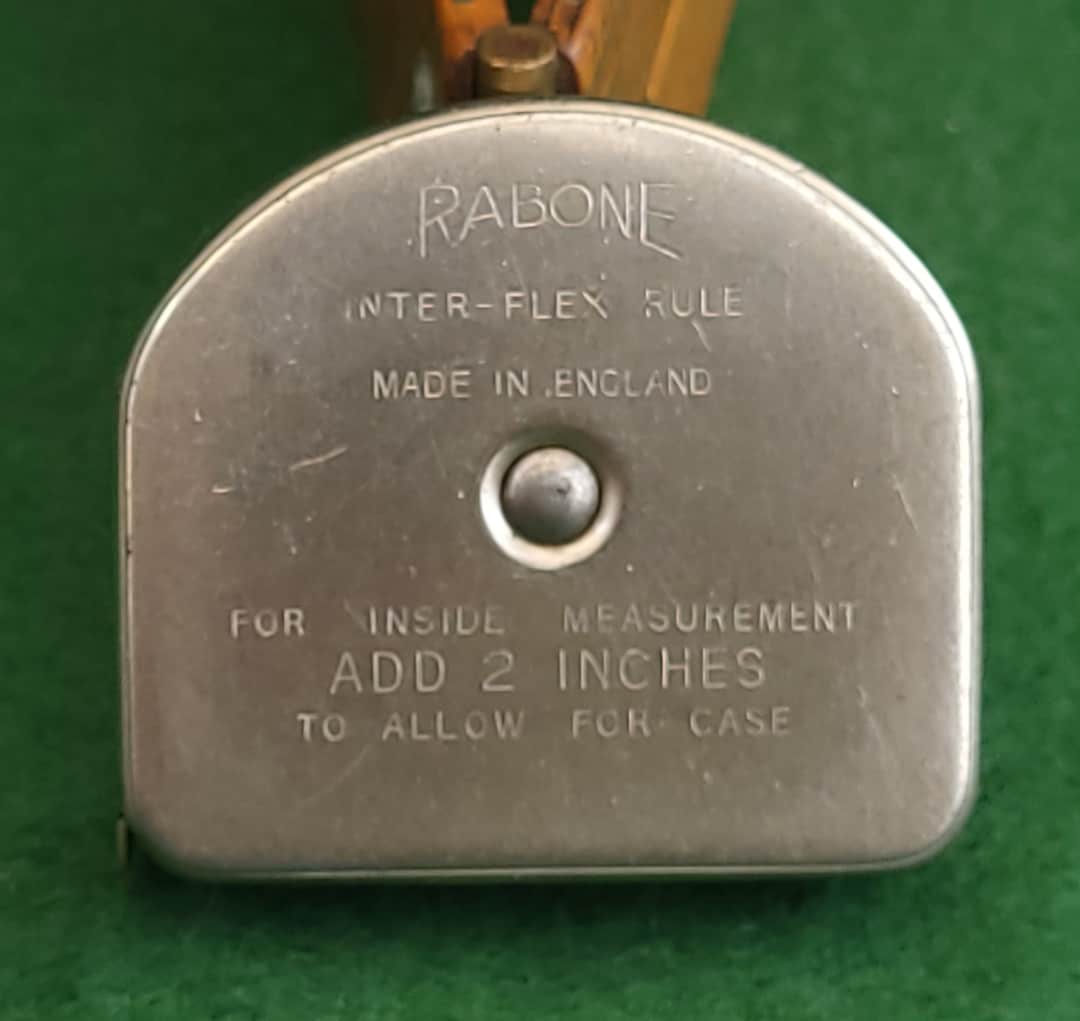 Vintage Imperial Steel Tape Measure. Vintage Rabone, London, 6ft Inter ...