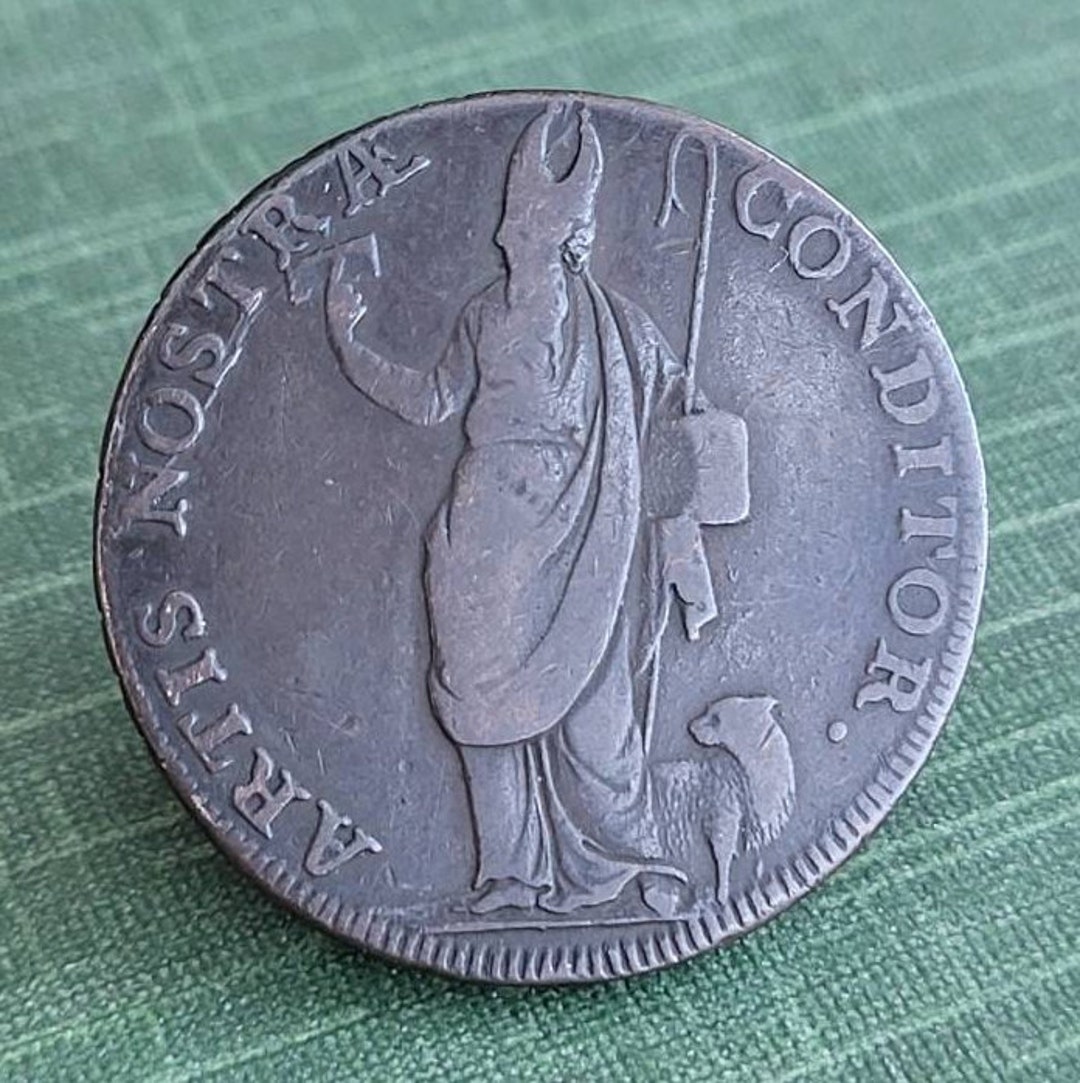 1791 Leeds Halfpenny Token. Leeds Halfpenny. 1791 Leeds Halfpenny Artis ...