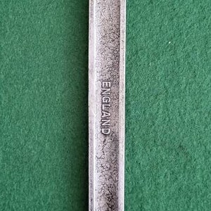 Vintage Lister Spanner - Vintage Lister 5/8 W and 9/16 W Open End ...