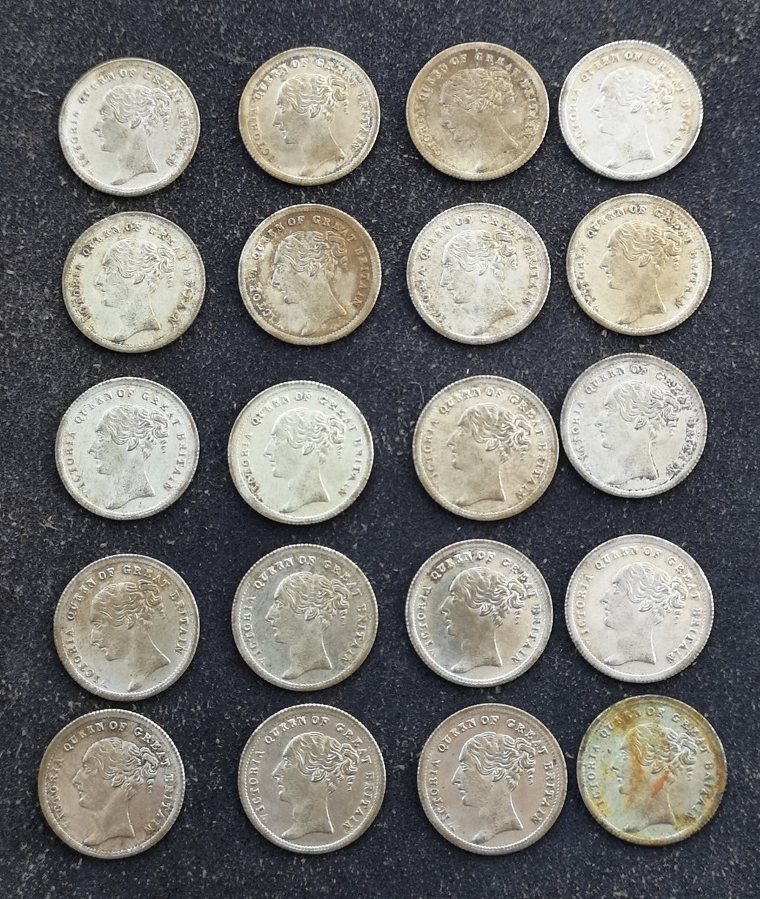 Queen Victoria Gaming Tokens. Victorian Gaming Tokens. Collection of ...