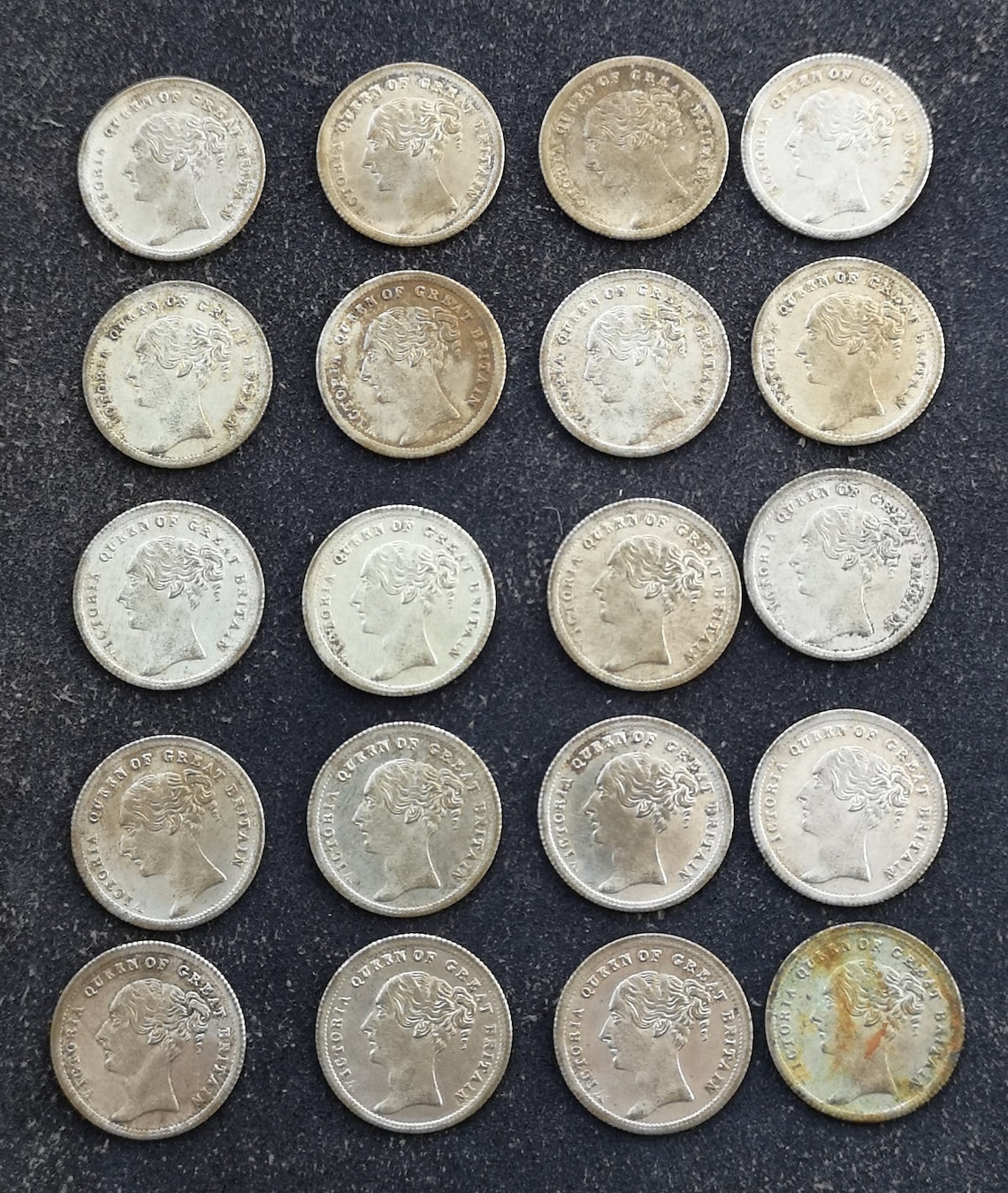 Queen Victoria Gaming Tokens. Victorian Gaming Tokens. Collection of ...