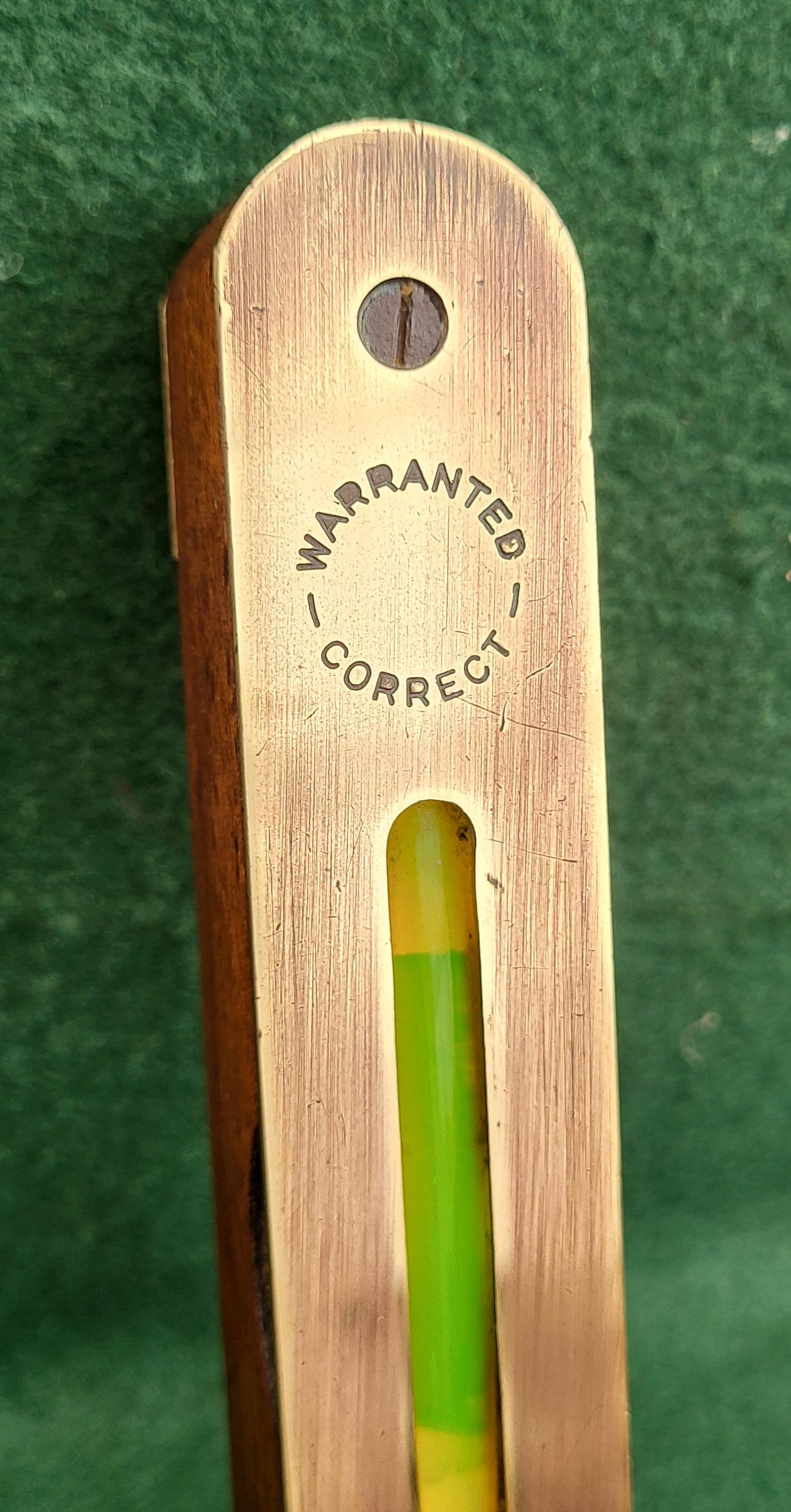 Vintage Wood and Brass Spirit Level. Vintage Elliott-lucas 6 Inch Wood ...