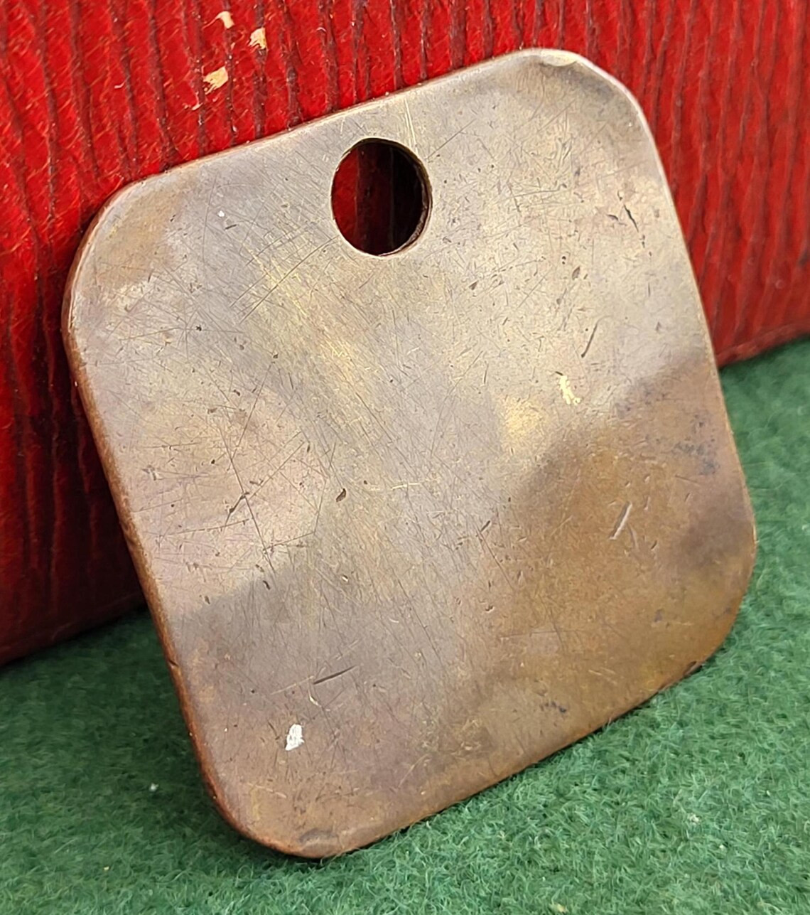 Vintage Brass Pit Check. Old Mining Pit Check for Bilsthorpe Colliery ...
