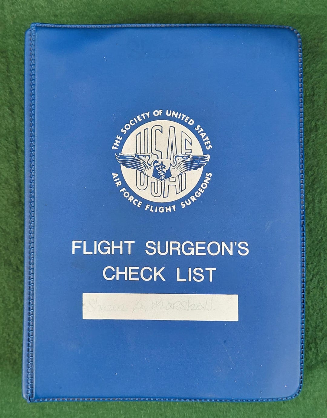Vintage USAF Flight Surgeons Check List Manual. Vintage the Society of ...