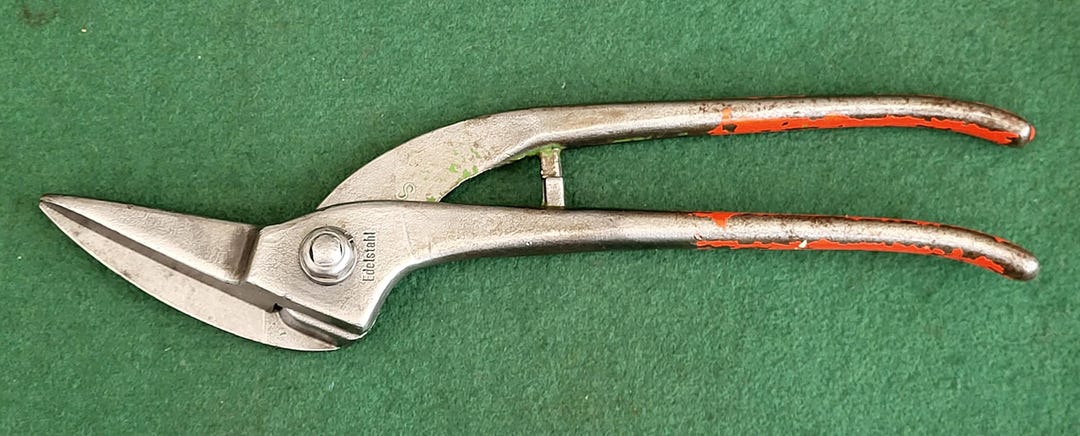 Vintage Erdi Tin Snips. Vintage Erdi 12 Inch Pelican Snips. Vintage ...