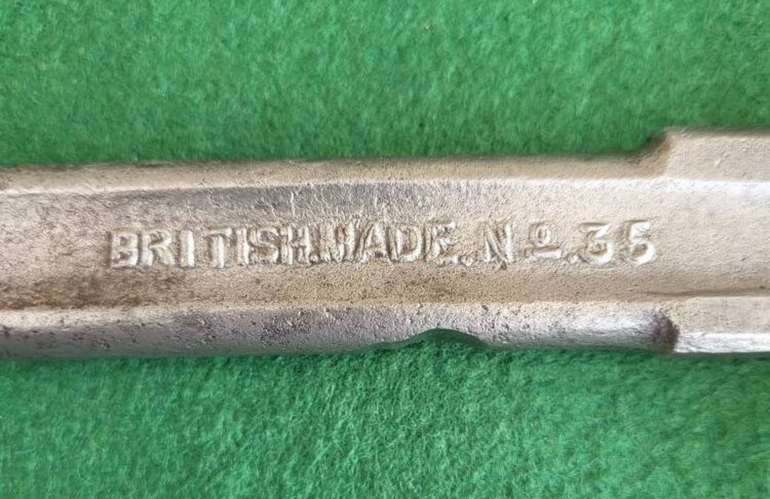 Vintage WW II 1943 Jenbro - British Made Adjustable Spanner. Vintage ...