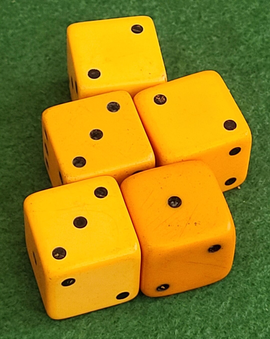 Vintage Extra Large Liars Dice - Vintage Set of Five Extra Large Liars ...