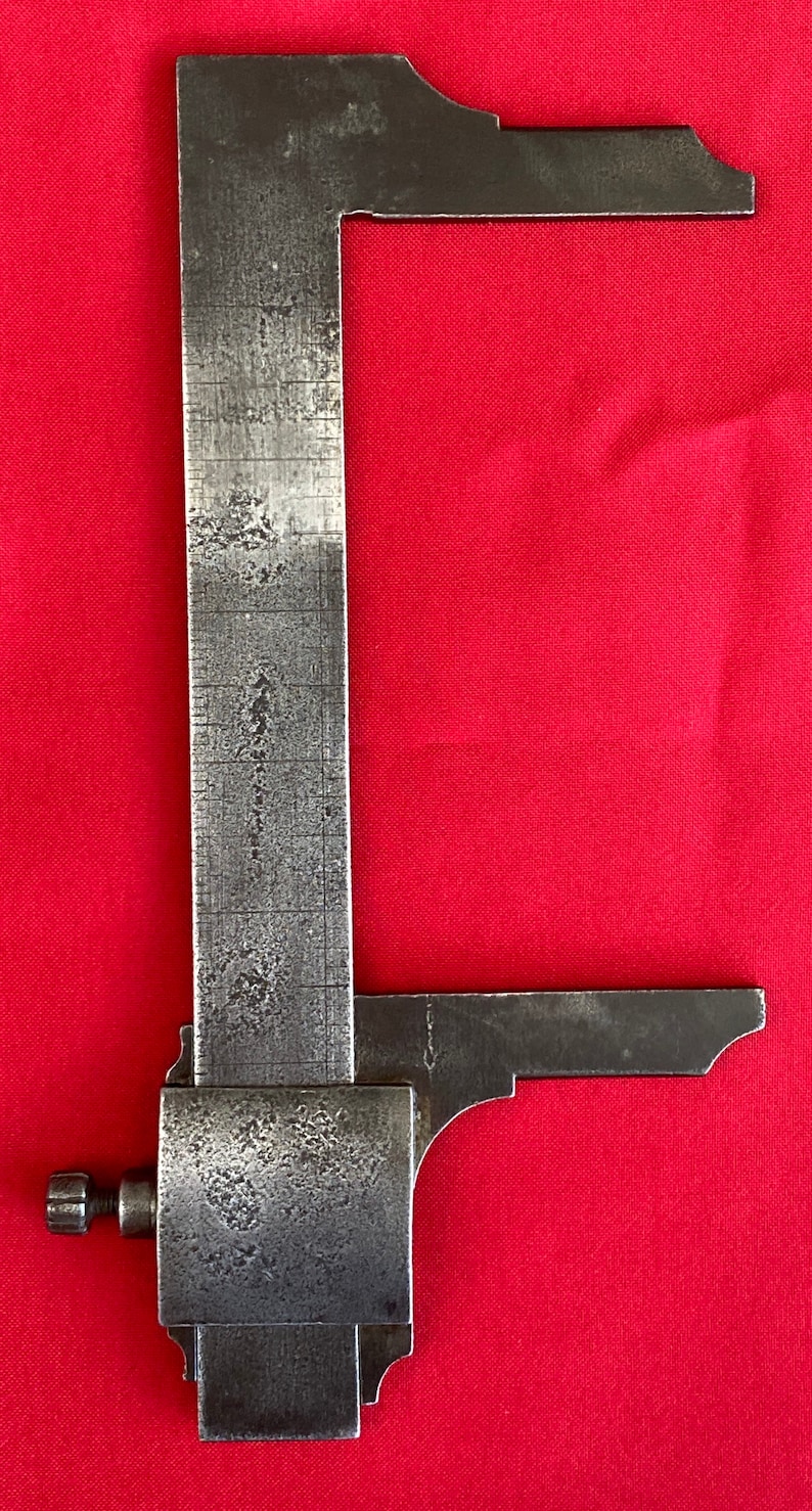 Unusual Antique Vernier Caliper. Rustic Antique Heavy Duty - Etsy UK