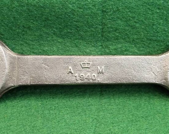 WWII BSF and BSW Spanner - 1943 Air Ministry Spanner 3/8 and 7/16 and 7 ...