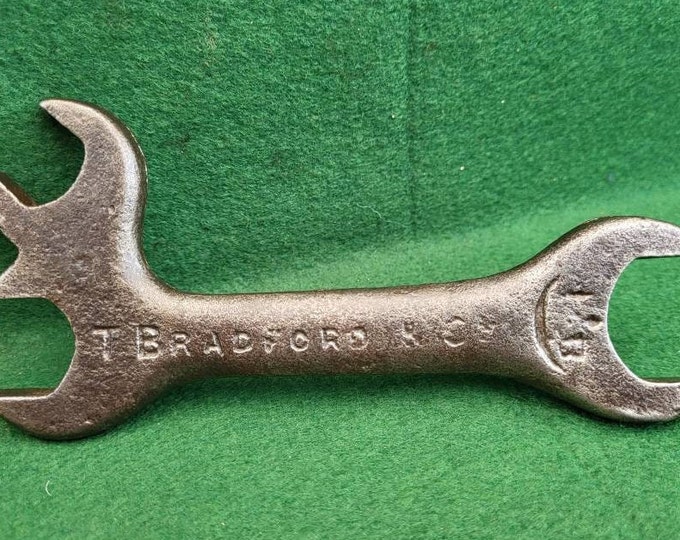 Antique T. Bradford & Co 3 Way Spanner - Thomas Bradford and Co ...