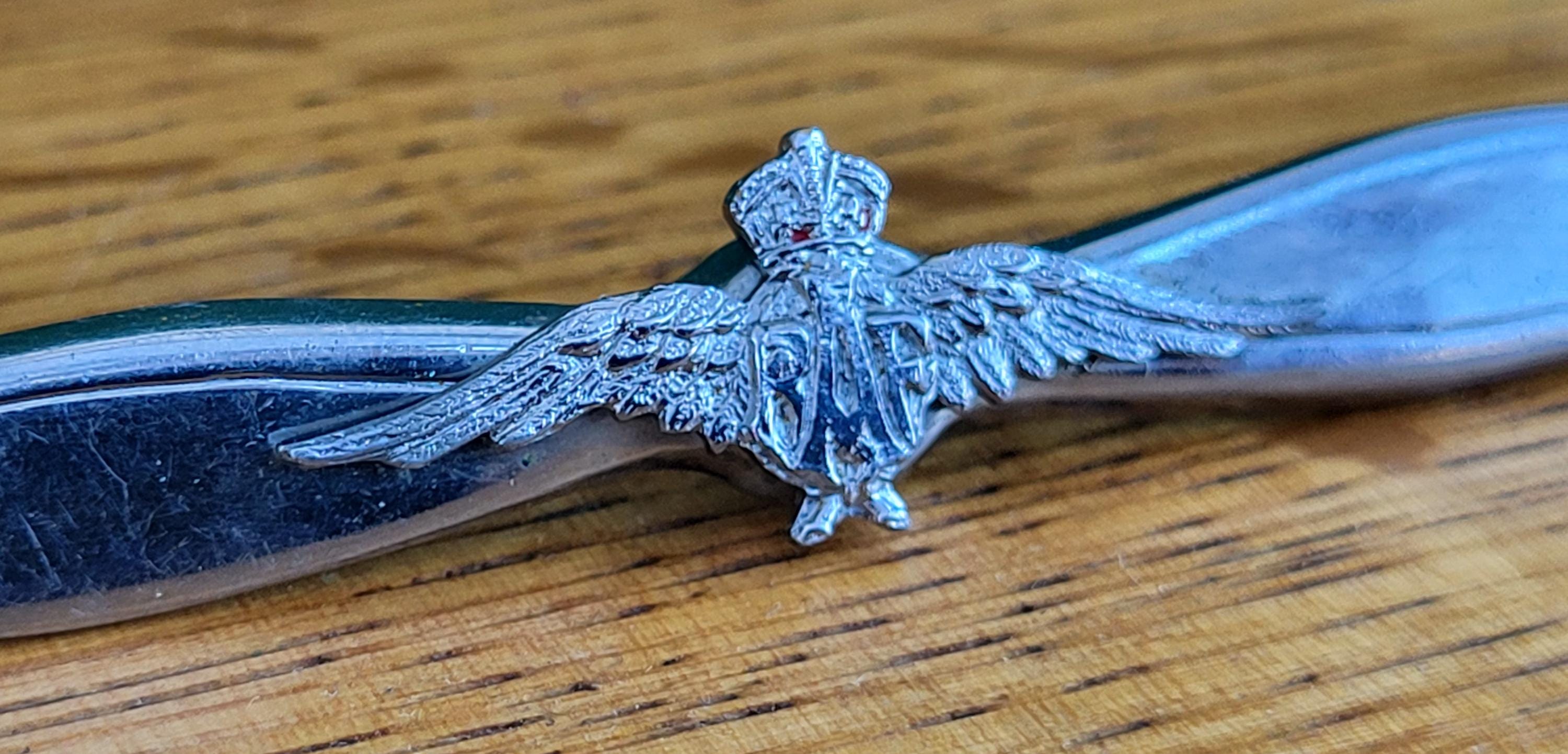WWII RAF Sweetheart Enamel Badge. WW2 RAF Sweetheart Propeller Brooch ...