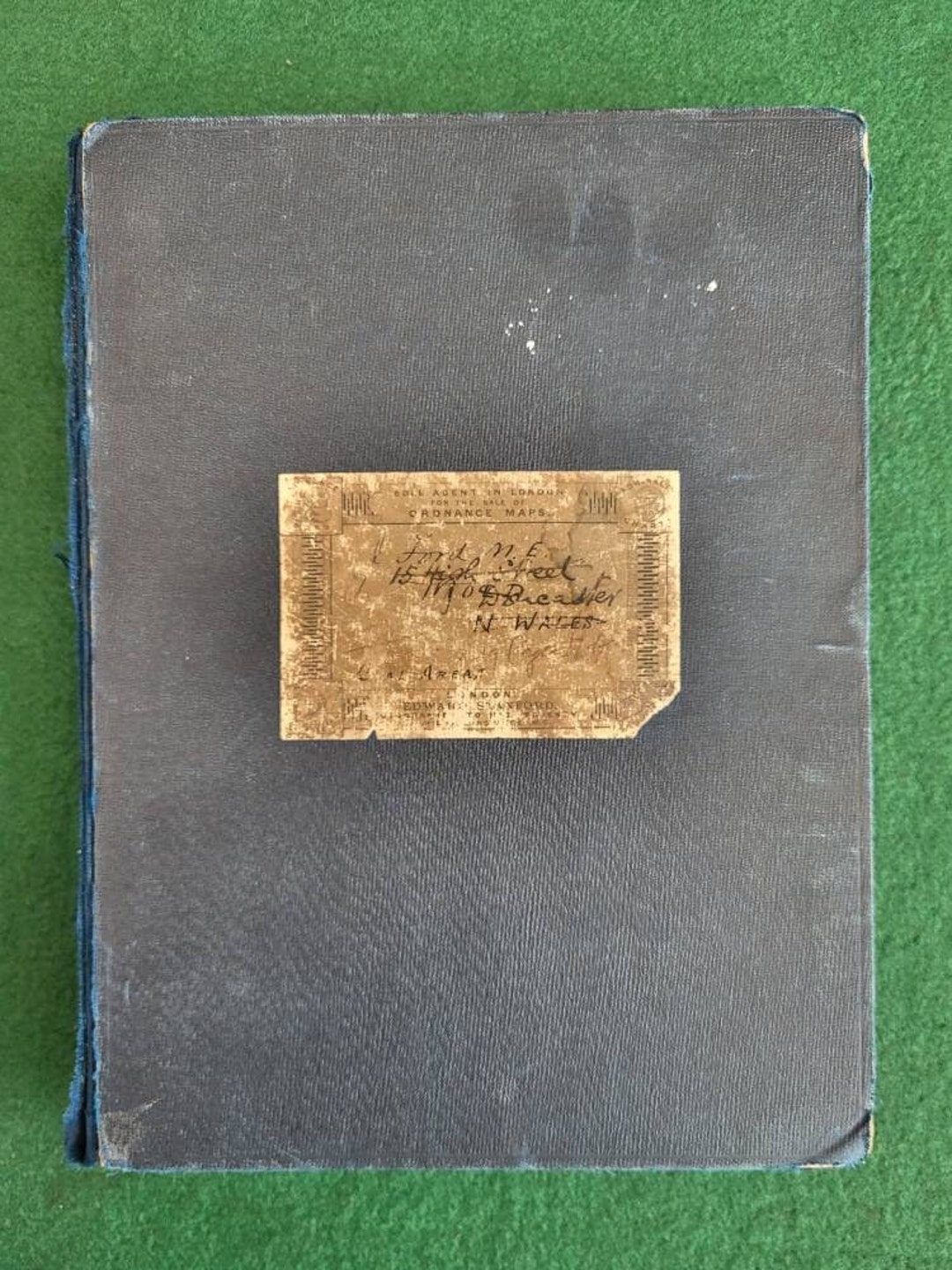 Rare Antique Edward Stanford Ordnance Survey Map Showing Coalfields ...