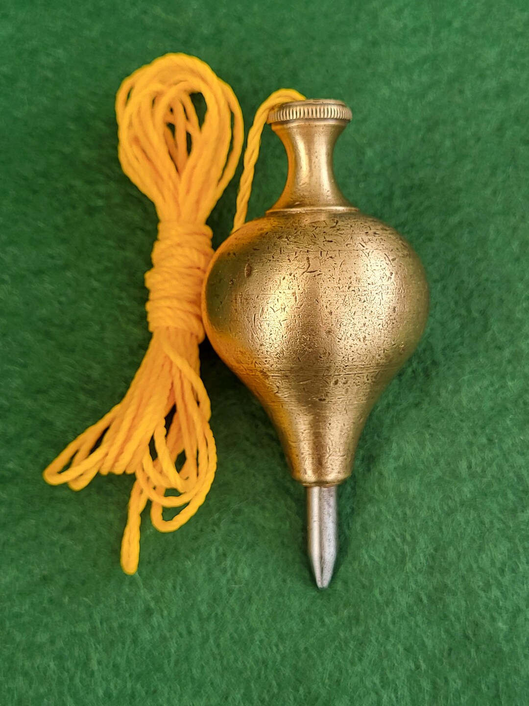 Antique Brass Plumb Bob. Antique Traditional Onion Shaped Brass Plumb ...
