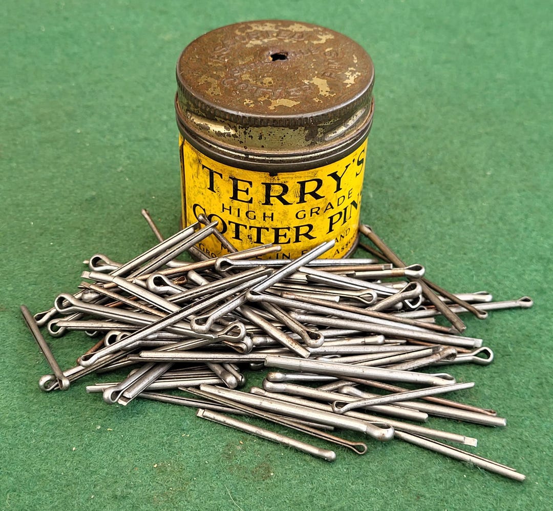 Vintage Tin. Terry's High Grade Cotter Pins Tin and Contents. Vintage ...