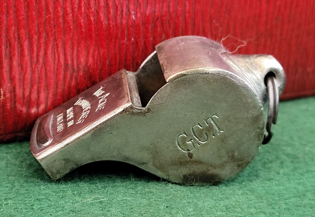 Old G.C.T. Glasgow City Transport Whistle. Old Acme Thunderer Whistle ...