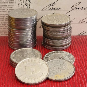 Vintage Circus Tokens and Gaming Machine Tokens. 40 Assorted Circus ...