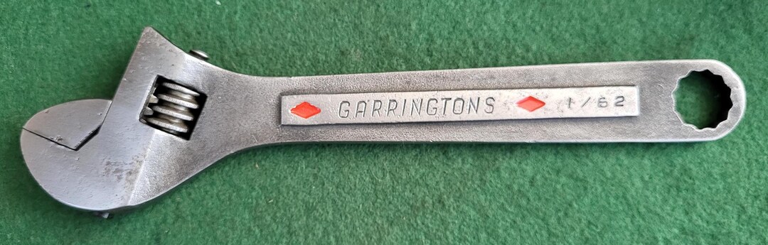 Clean Vintage 8 Inch Garringtons Red Diamond Adjustable Wrench ...