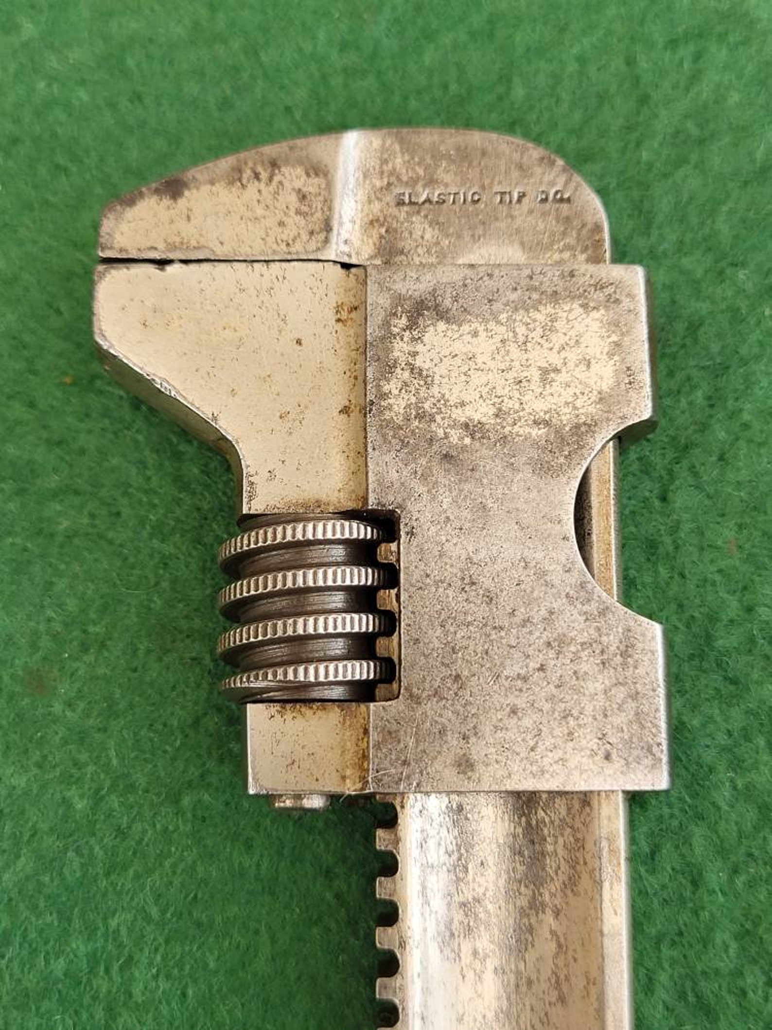 Rare Antique Elastic Tip Co. Adjustable Wrench. Nice Clean Antique ...