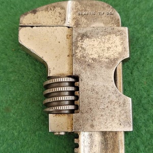 Rare Antique Elastic Tip Co. Adjustable Wrench. Nice Clean Antique ...