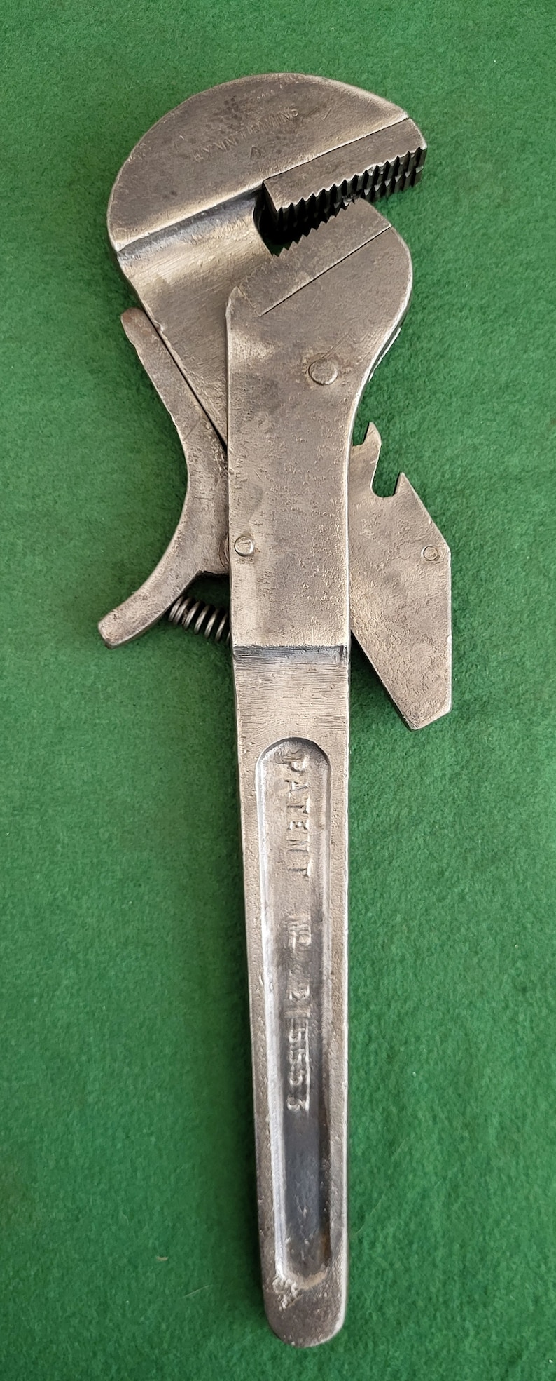 Antique Ex Military Adjustable Wrench - the Thurley Grip-all No.2 ...