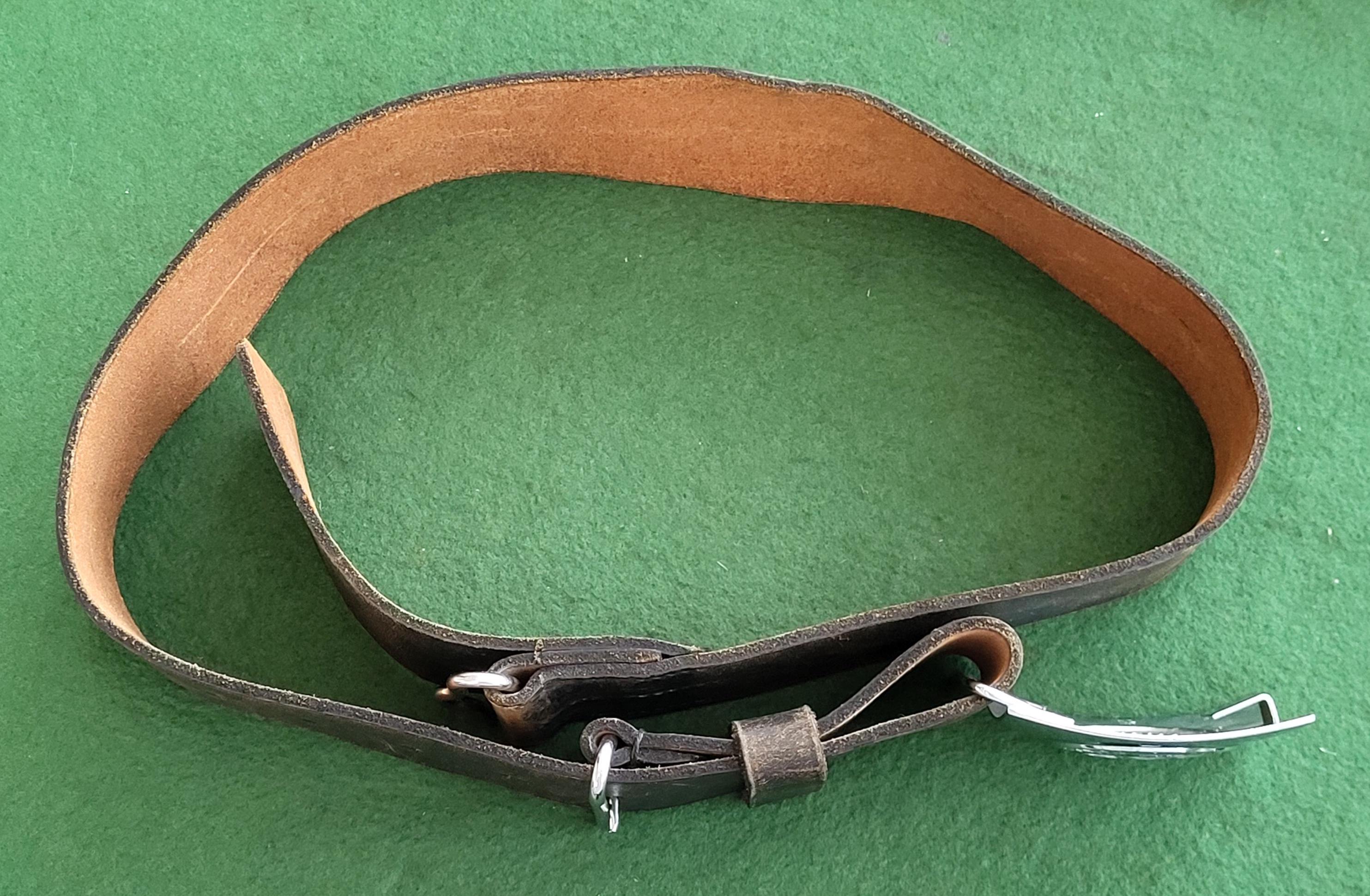 Vintage SJAB Belt Buckle and Leather Belt - Saint John Ambulance ...