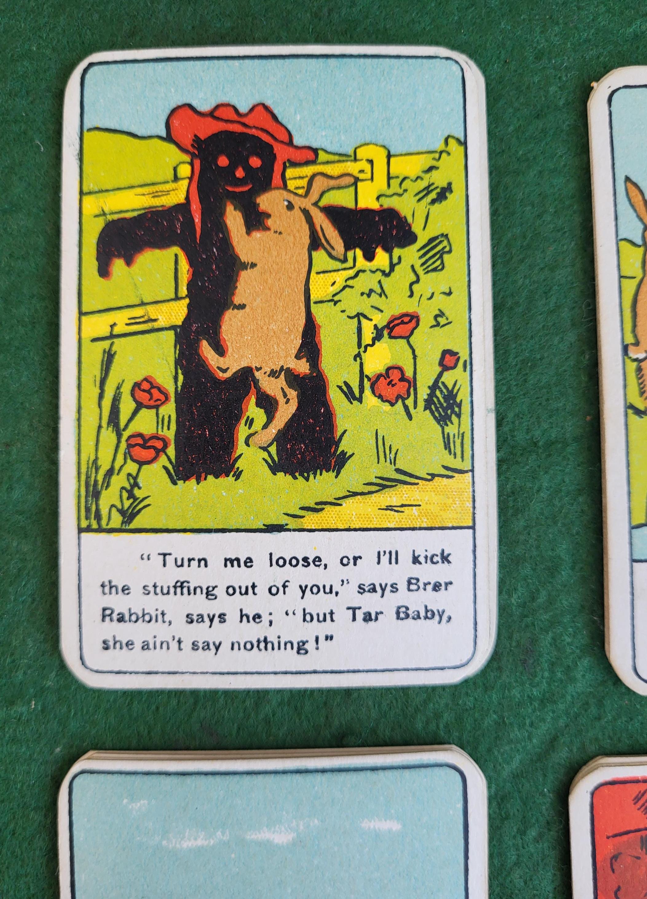 Scarce Antique Card Game - the Brer Rabbit Card Game, Complete Game of ...