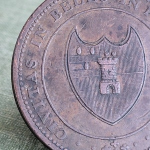 Antique One Penny Token. 1811 Worcester One Penny Token Worcester City ...