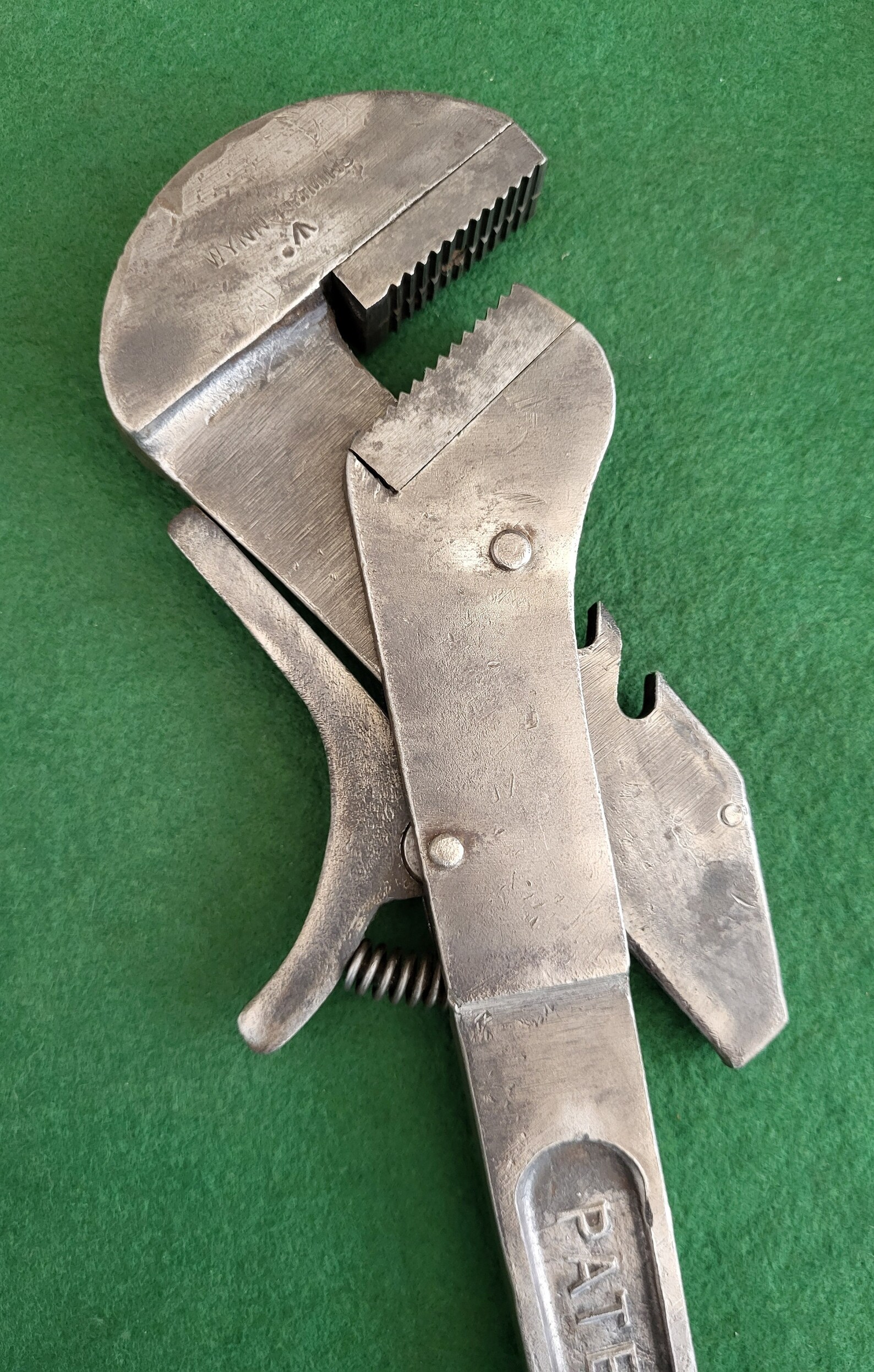 Antique Ex Military Adjustable Wrench - the Thurley Grip-all No.2 ...