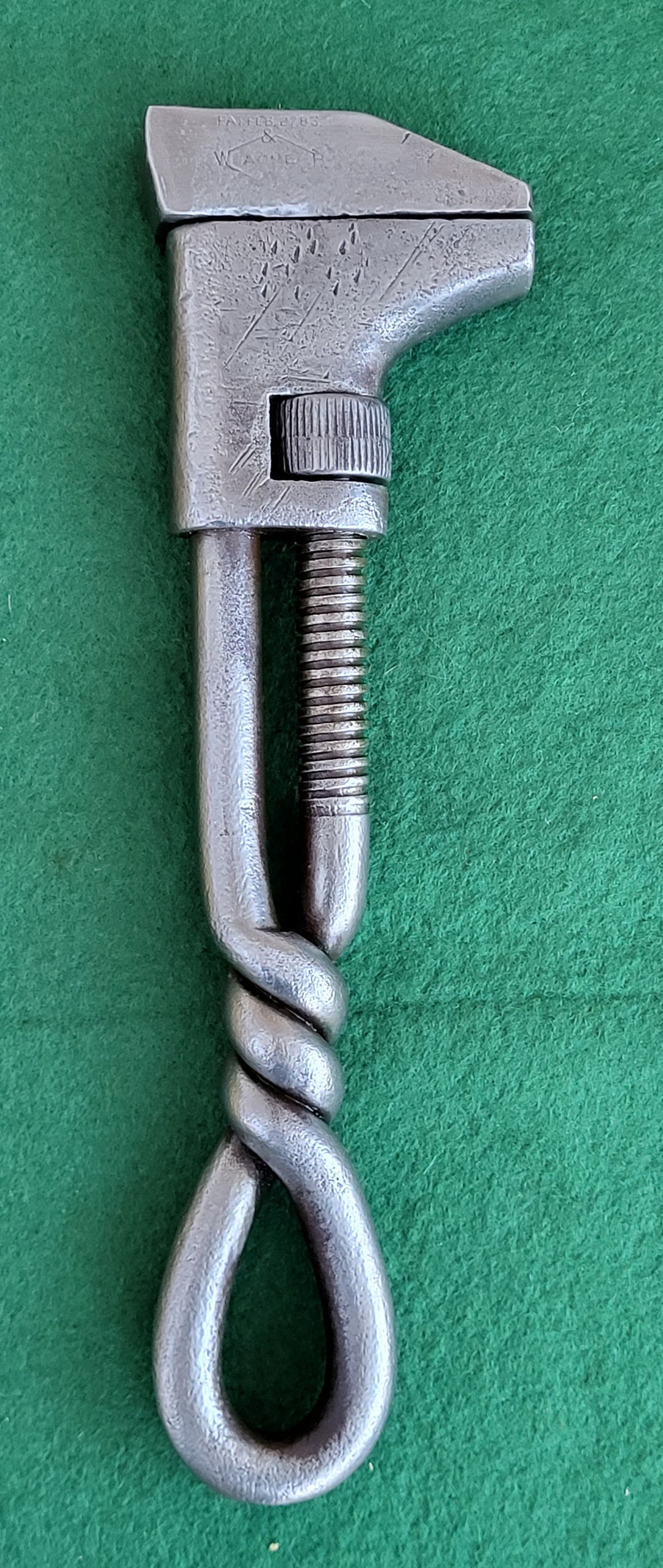 Antique Twist Handle Adjustable Wrench. Antique Acme (W & B) Twist ...